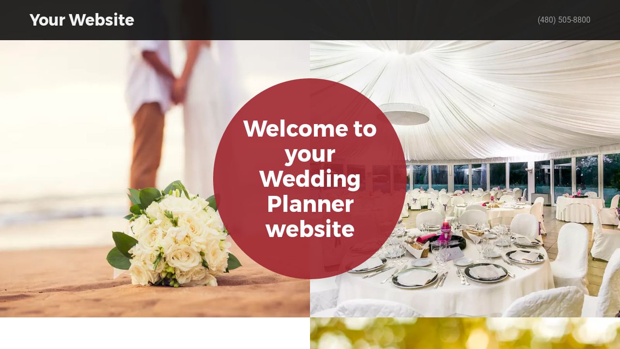Wedding Planner Website Templates GoDaddy